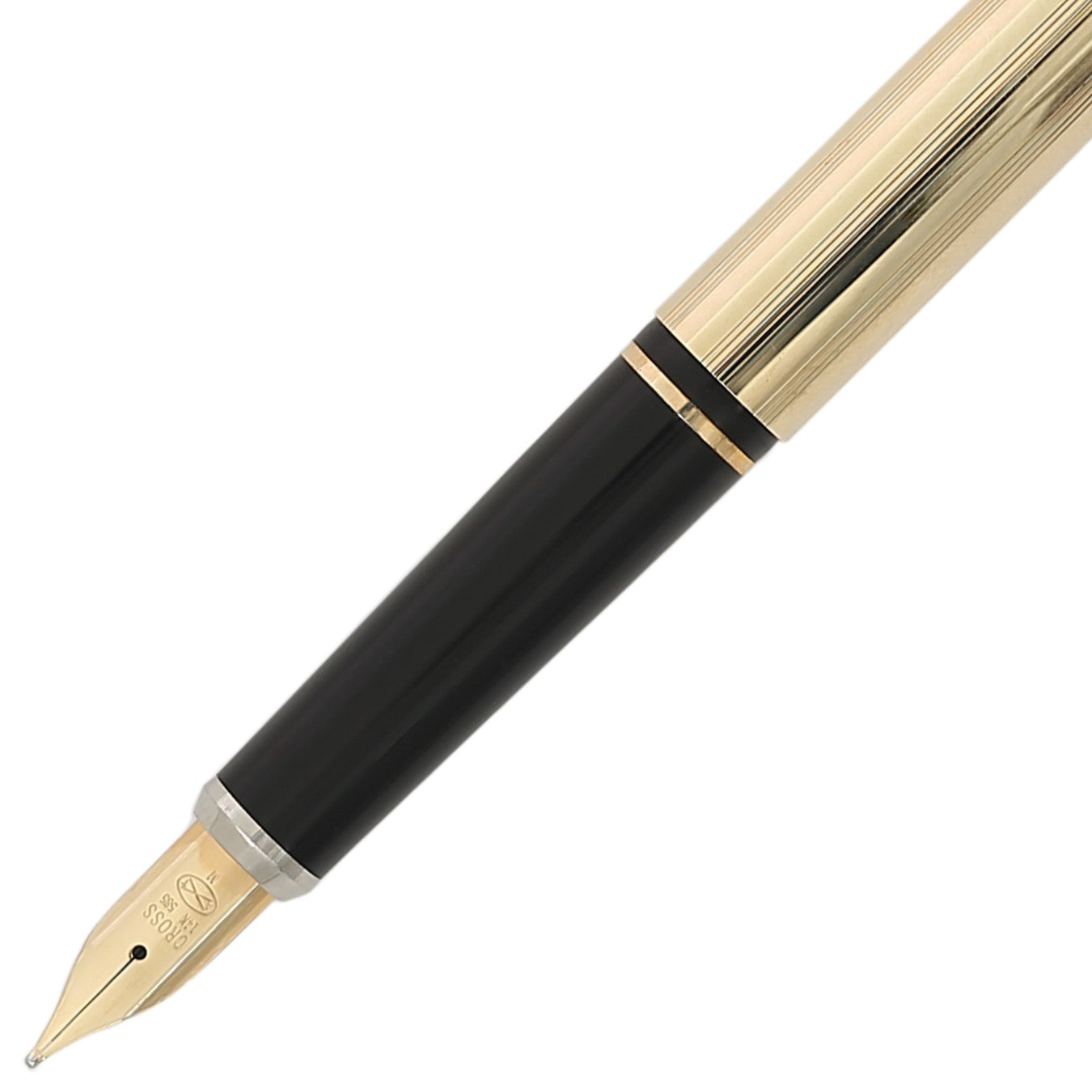 Cross Century V20 10K Rolled Gold Fountain Pen 14K gold nib - Preowned ...