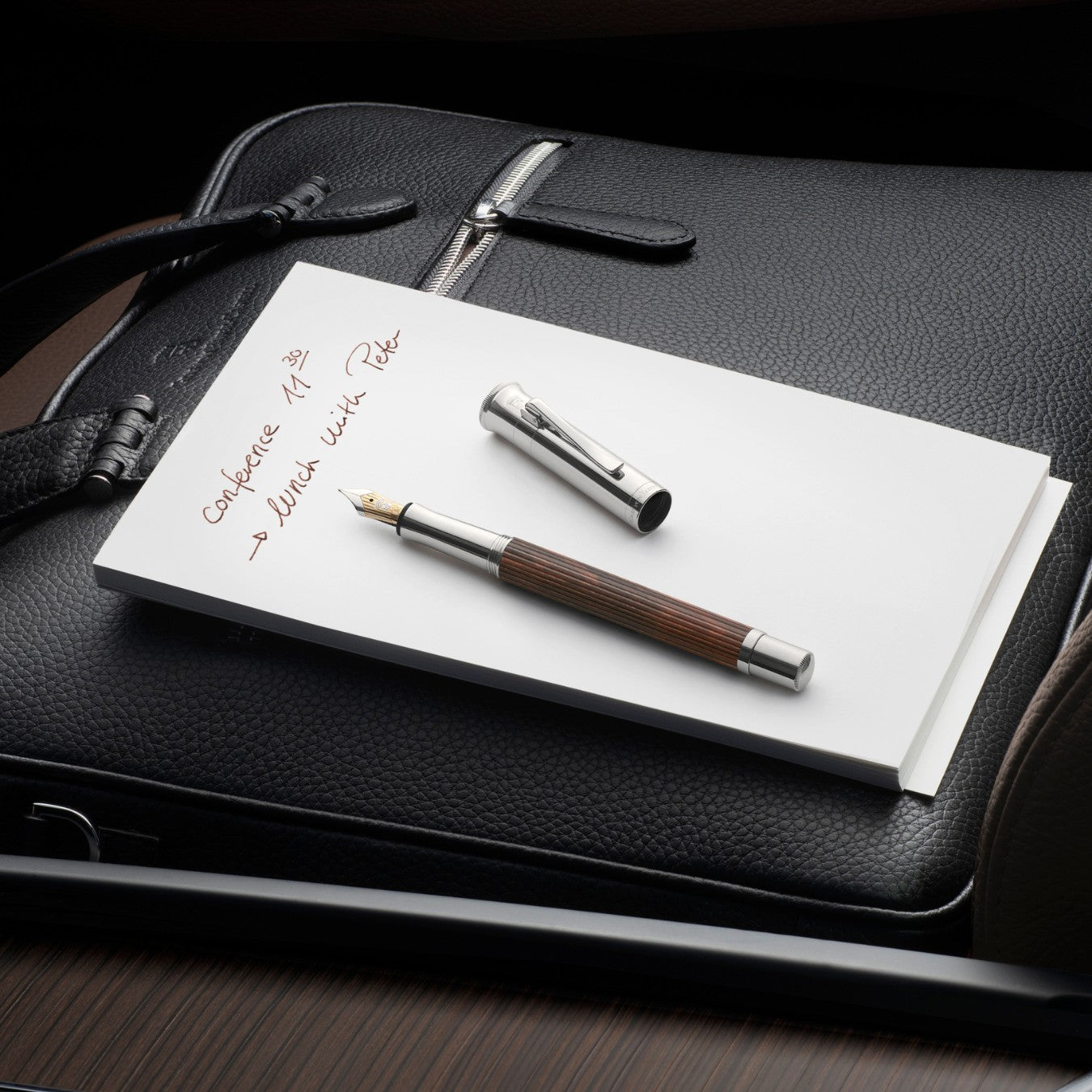Graf von Faber-Castell Classic Grenadilla Fountain Pen 18K gold nib ...