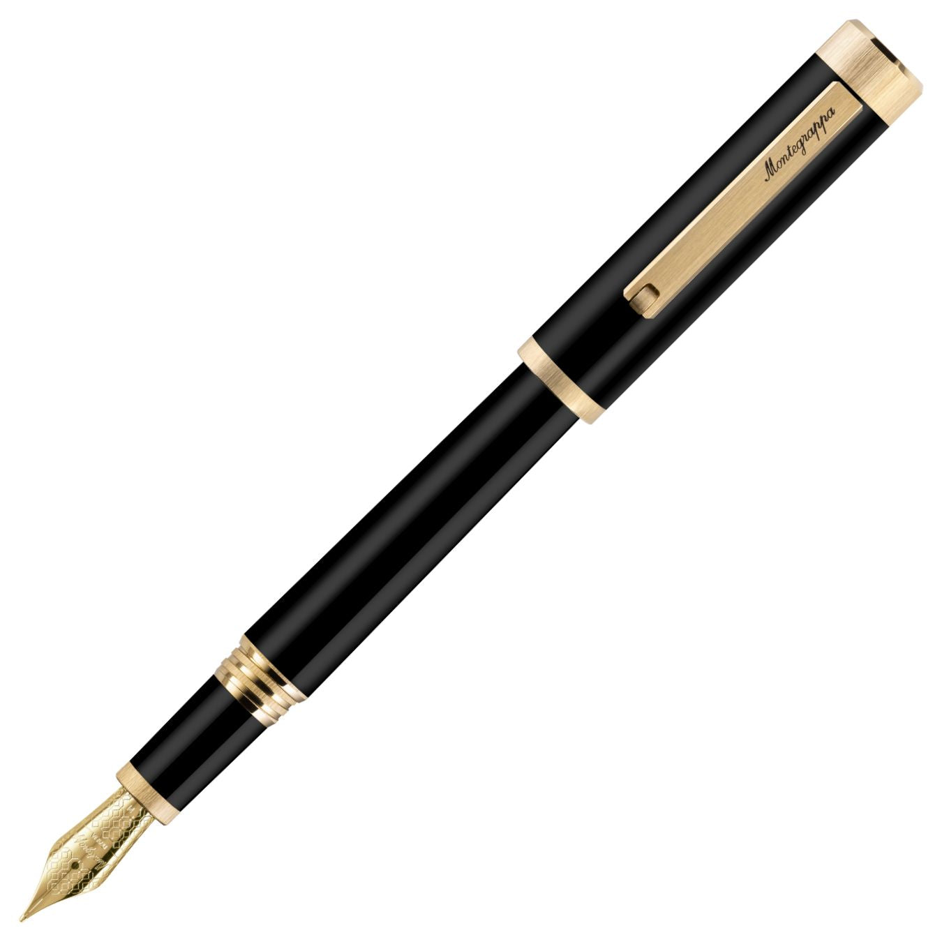 Montegrappa Zero Yellow Gold IP Fountain Pen - Steel Nib – missing-pen.com