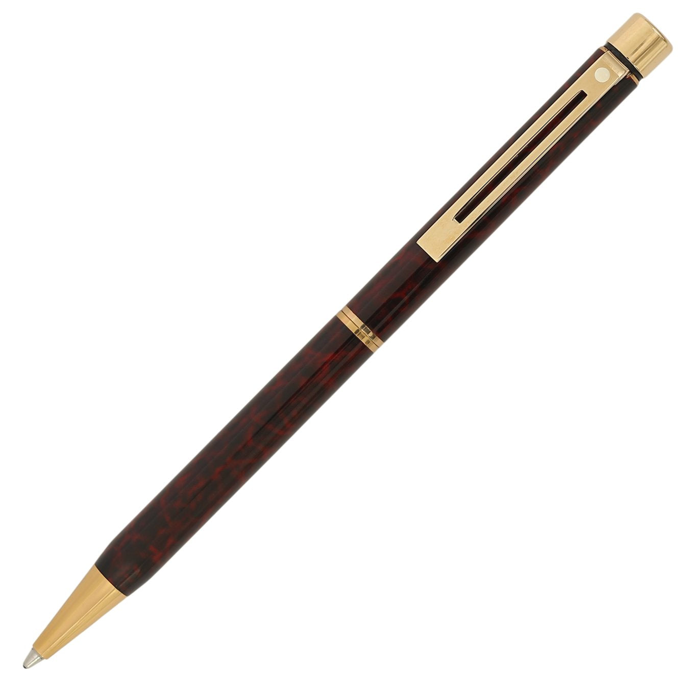 Sheaffer Targa Red Marble Slim Line Kugelschreiber - Gebraucht ...